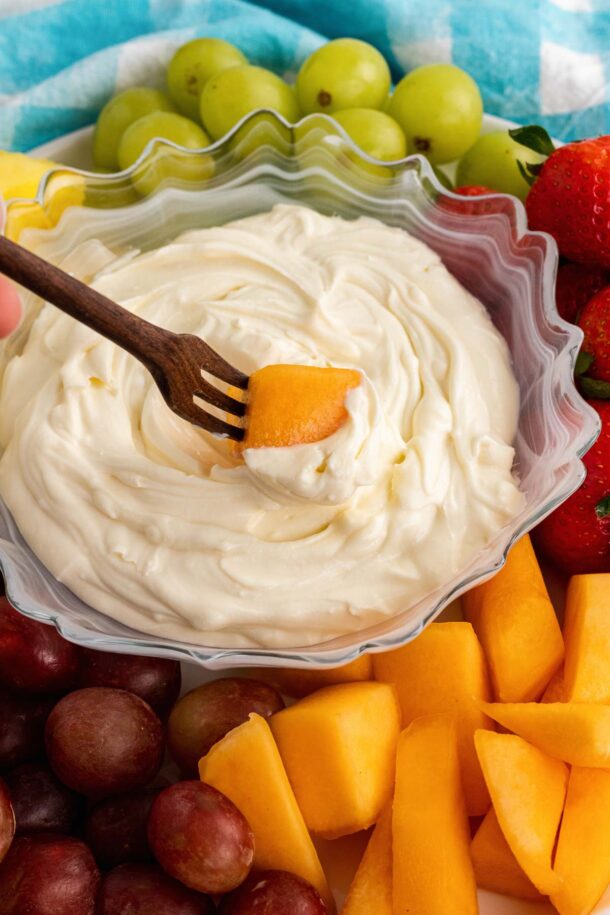 Creamy 3 Ingredient Fruit Dip