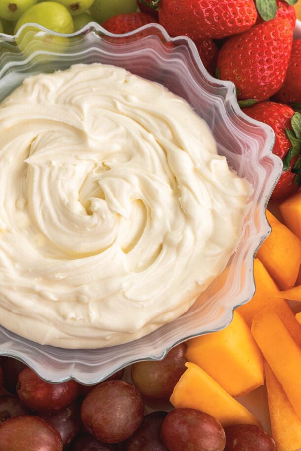 Creamy 3 Ingredient Fruit Dip