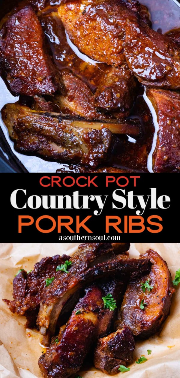 Crock Pot Country Style Pork Ribs - A Southern Soul