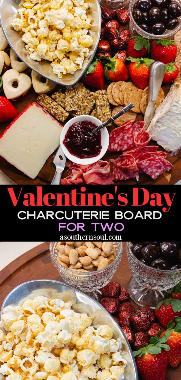 Valentine's Day Charcuterie Board For Two - A Southern Soul