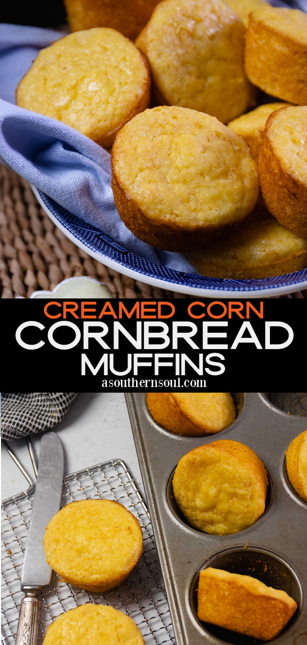 Creamed Corn Cornbread Muffins