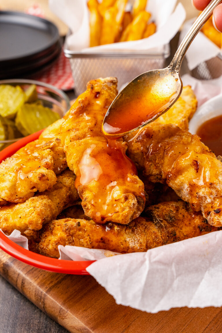 Air Fryer Nashville Hot Chicken Tenders (Spicy & Crispy!)