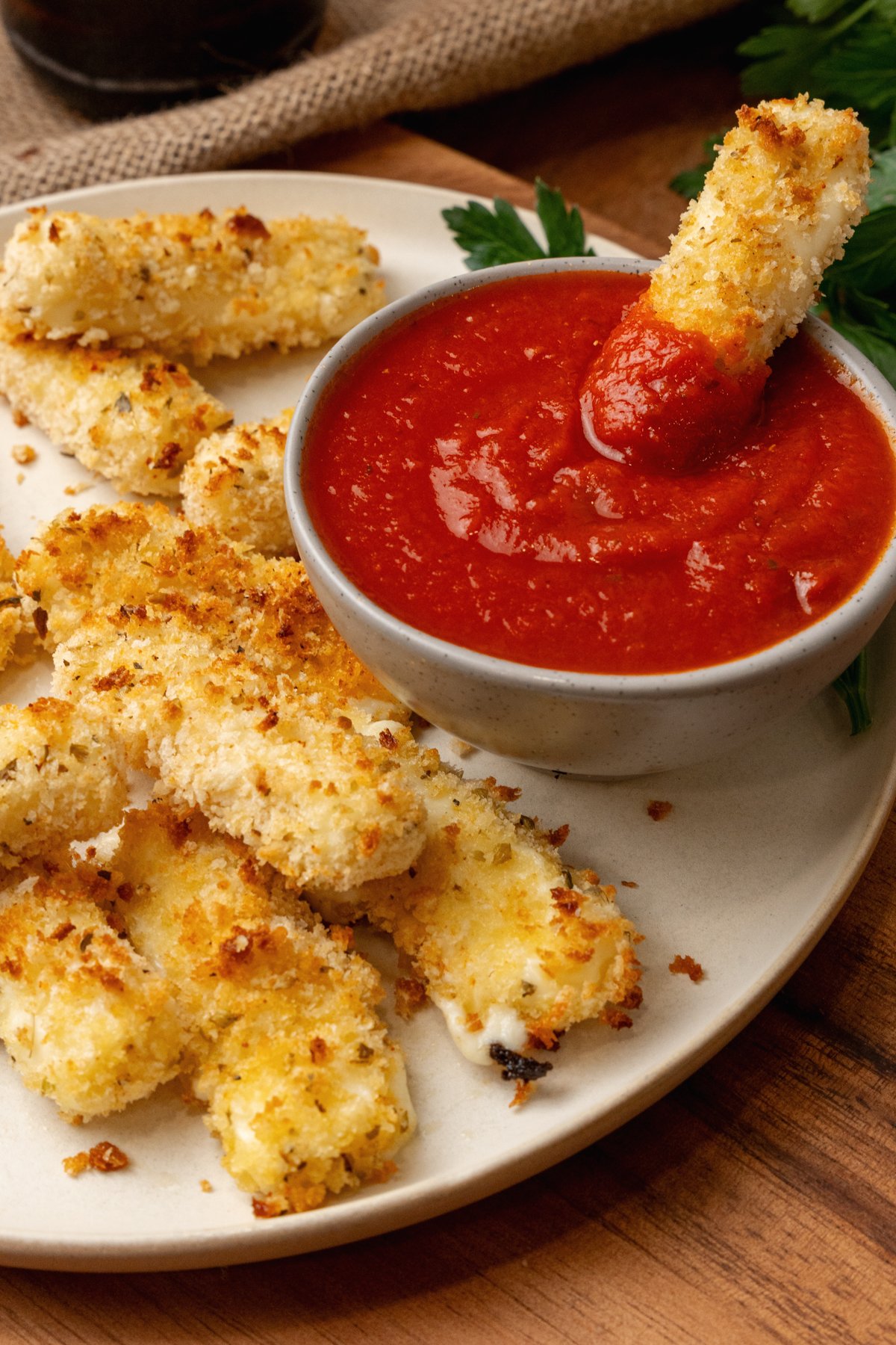 Best Homemade Baked Cheese Sticks With Marinara