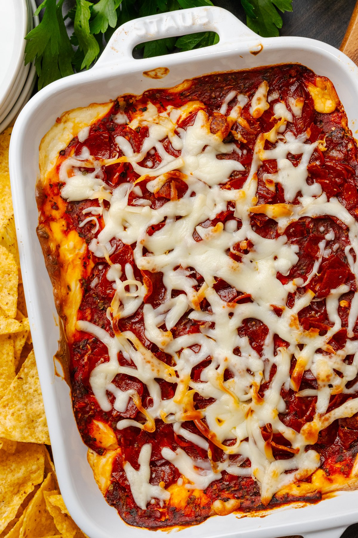 Baked Pepperoni Dip