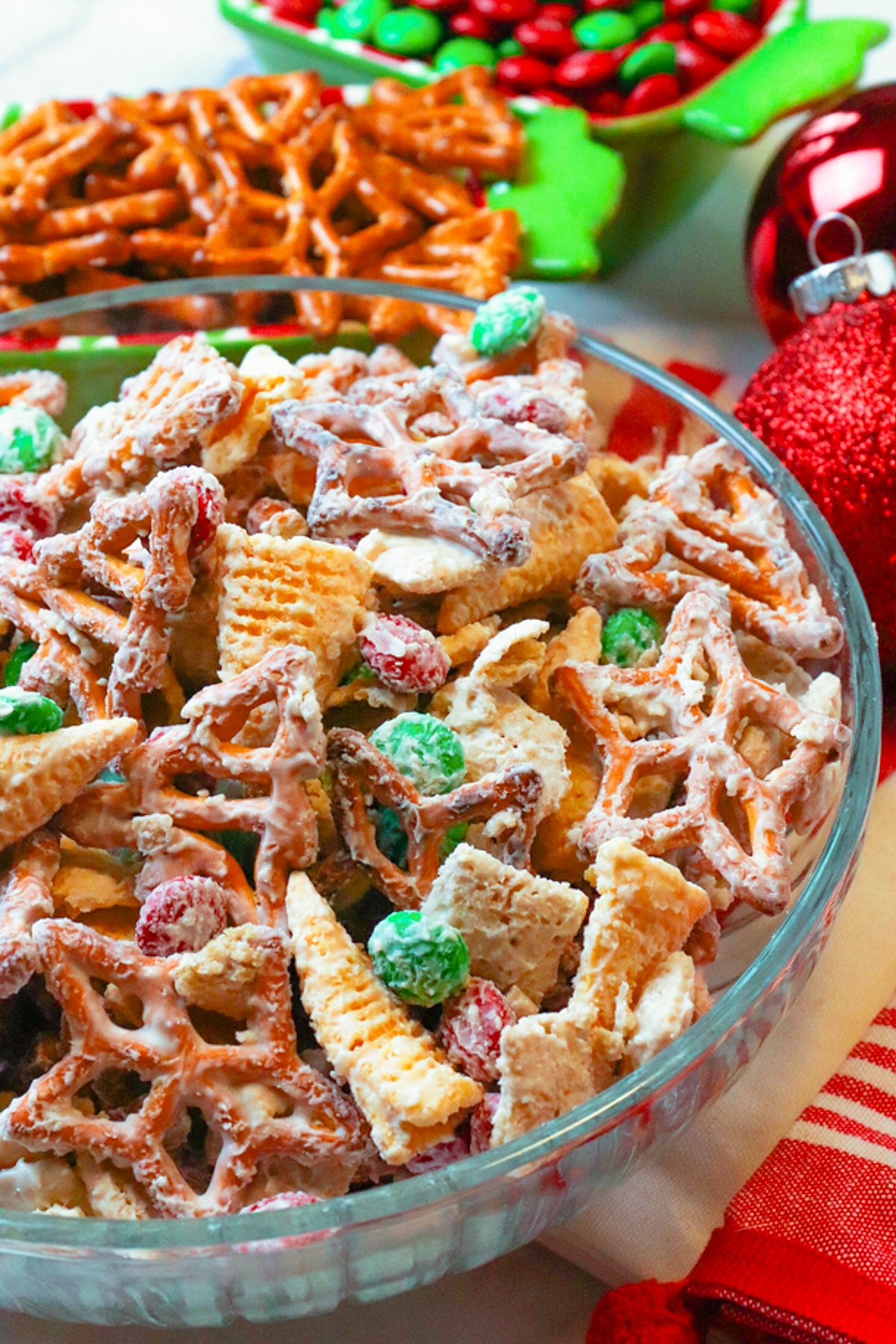 Sweet And Salty Christmas Snack Mix
