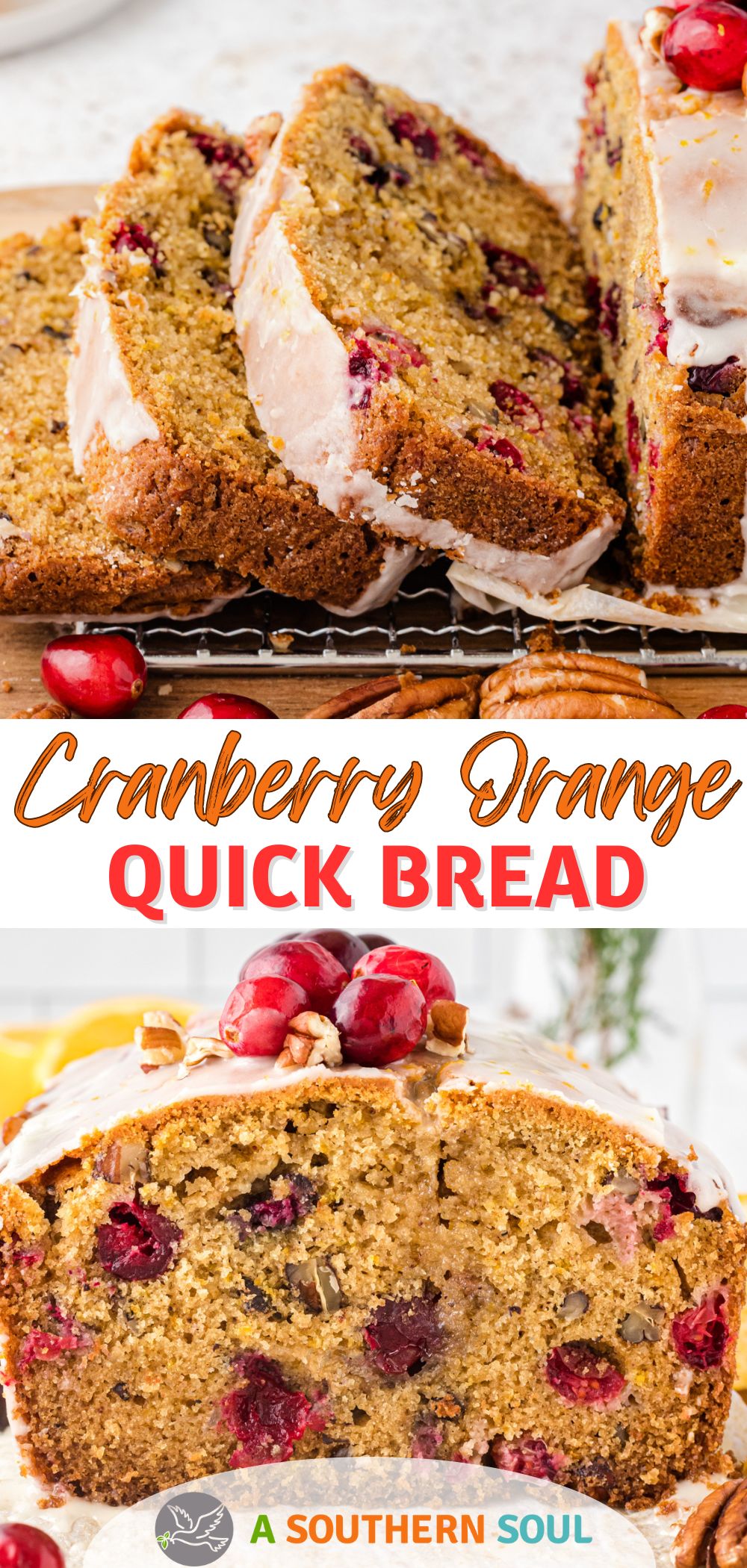 Easy Cranberry Orange Quick Bread
