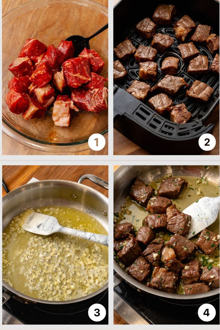 Air Fryer Juicy Steak Bites