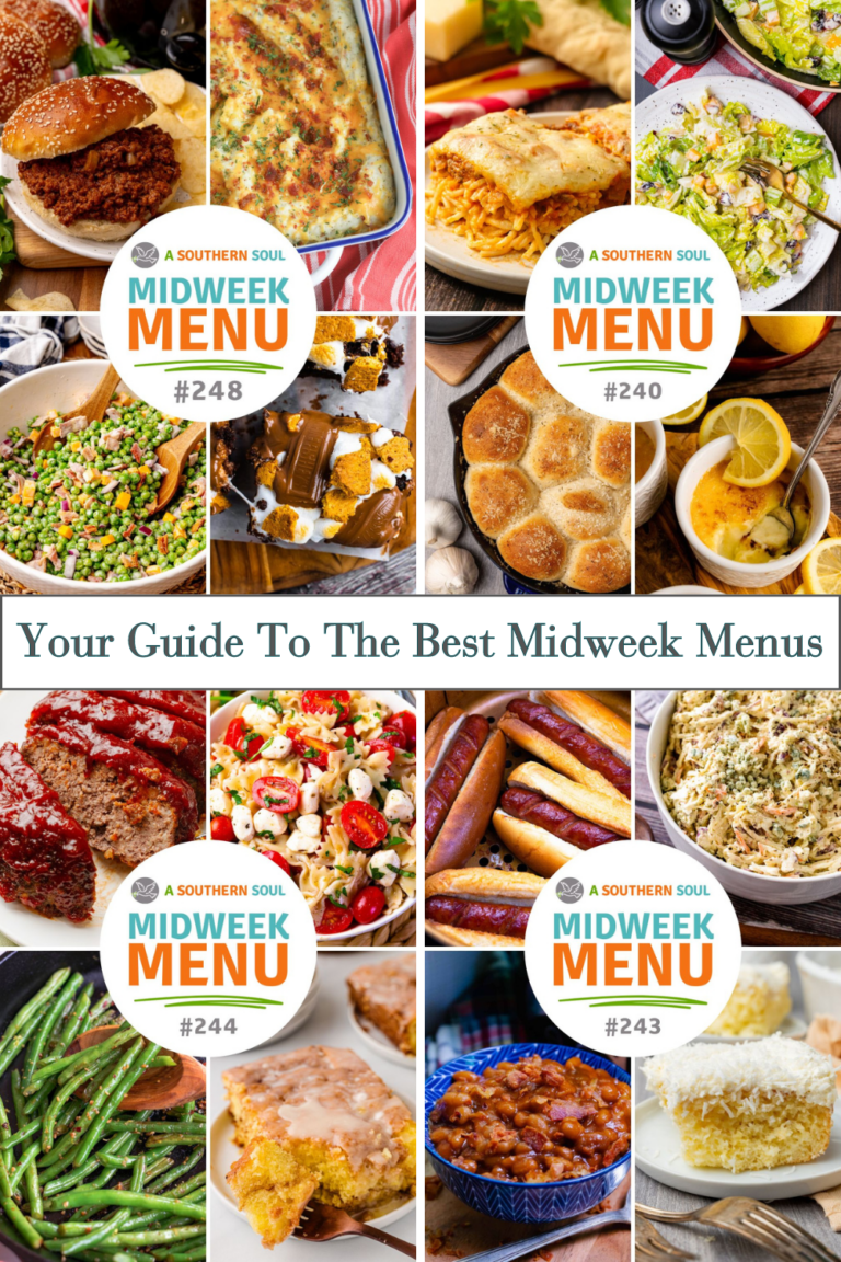 Midweek Menu Meal Plans