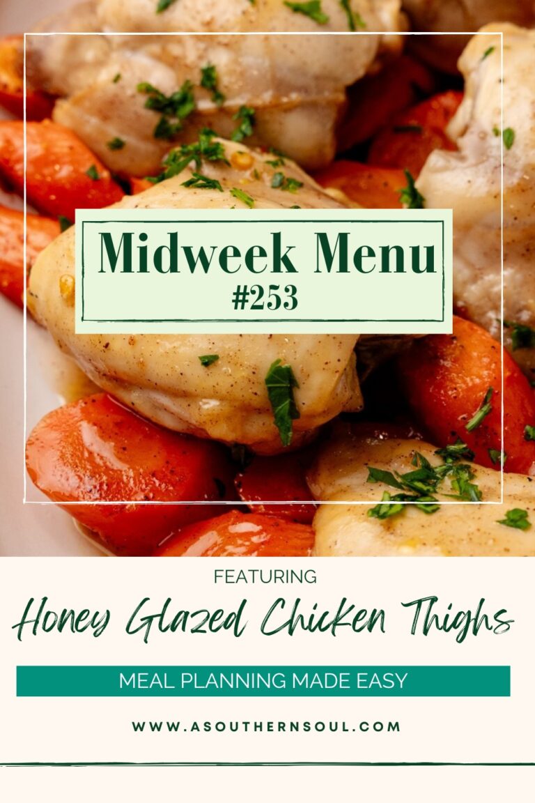 Midweek Menu Meal Plan