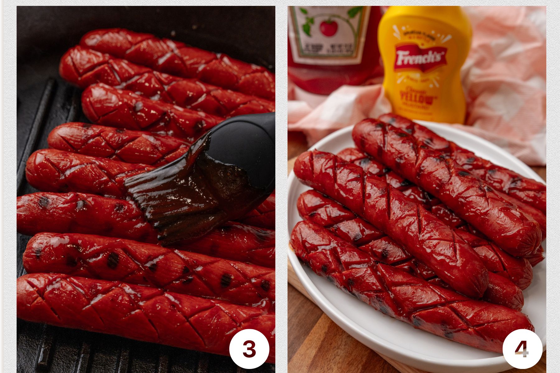 Barbecued Hot Dogs