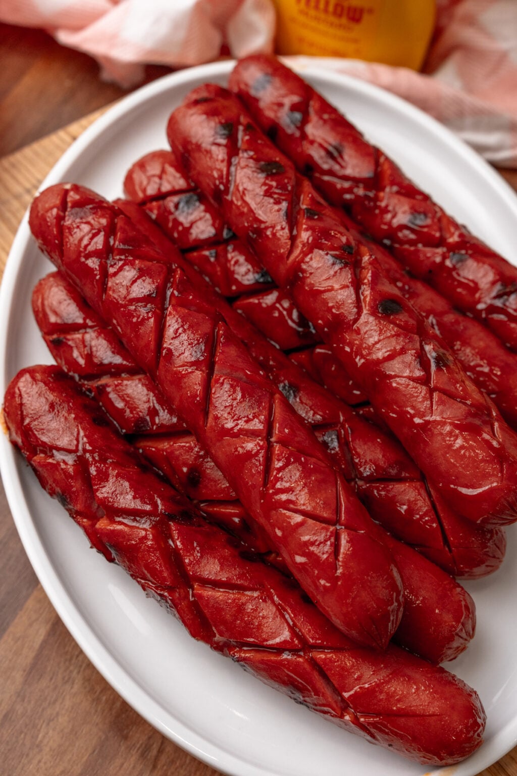 Barbecued Hot Dogs