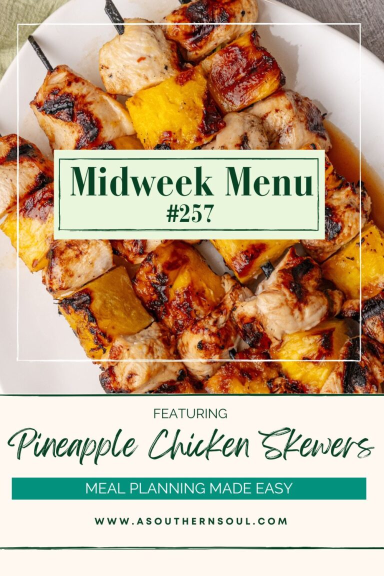 Midweek Menu Meal Plan #257