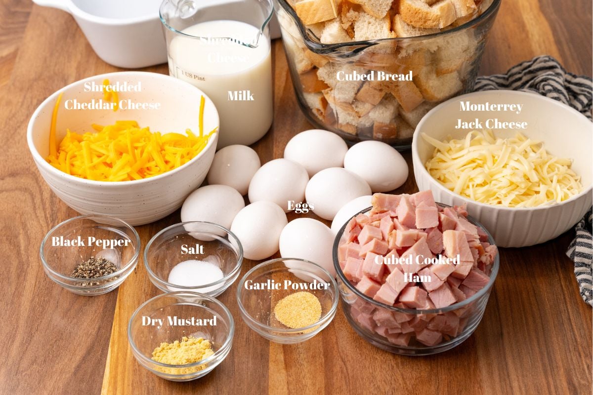 Ham And Cheese Strata