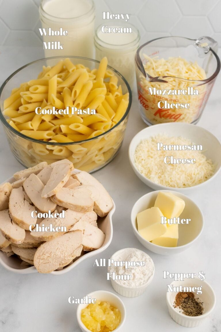 Chicken Alfredo Casserole