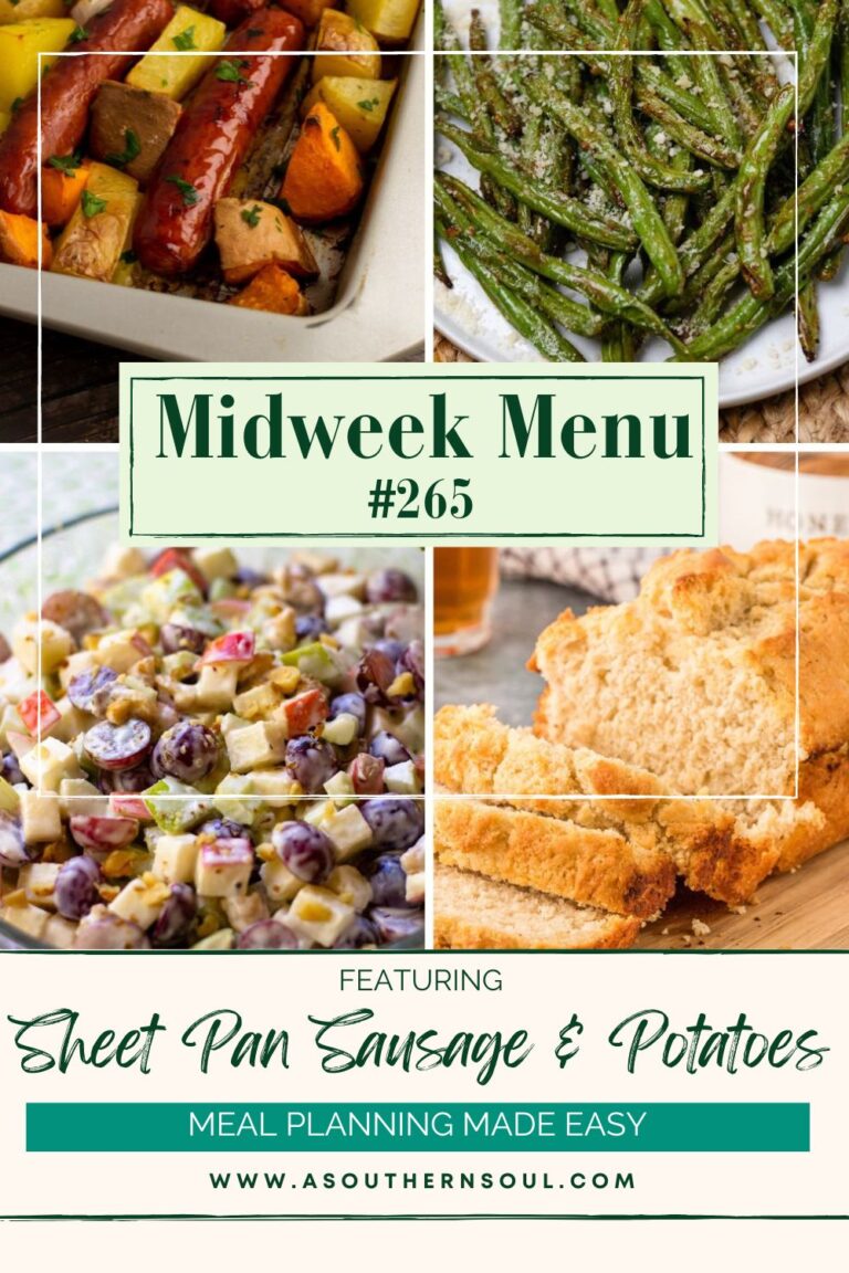 Midweek Menu Meal Plan #265