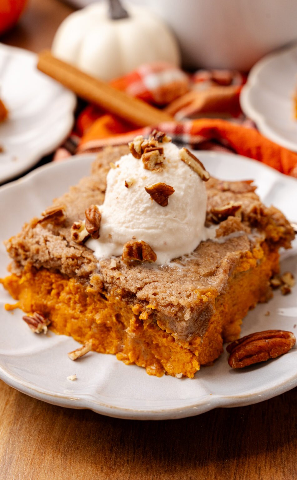 Pumpkin Spice Dump Cake