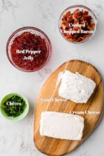 Pepper Jelly Cheese Dip With Bacon