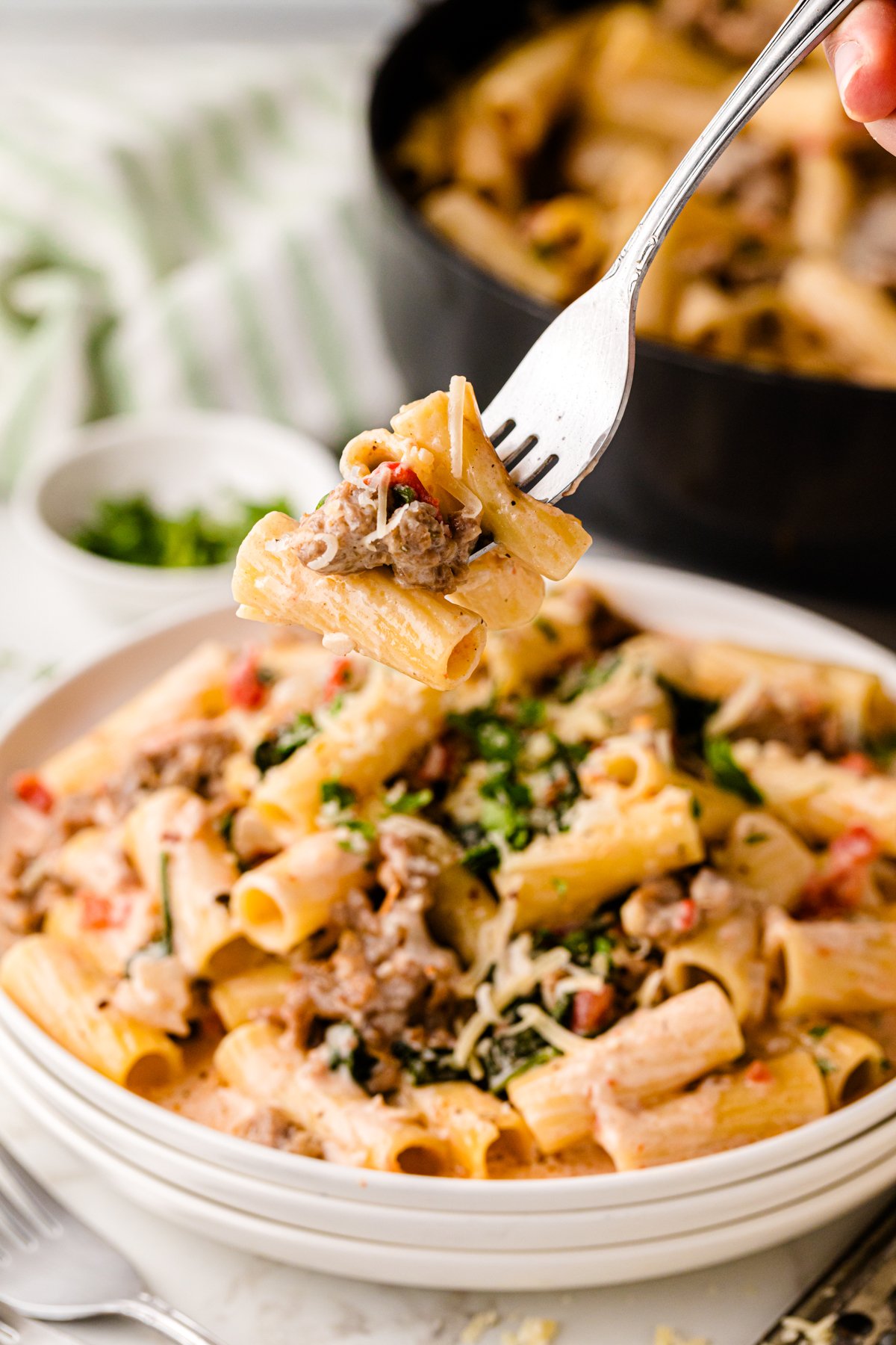 Creamy Italian Sausage Pasta