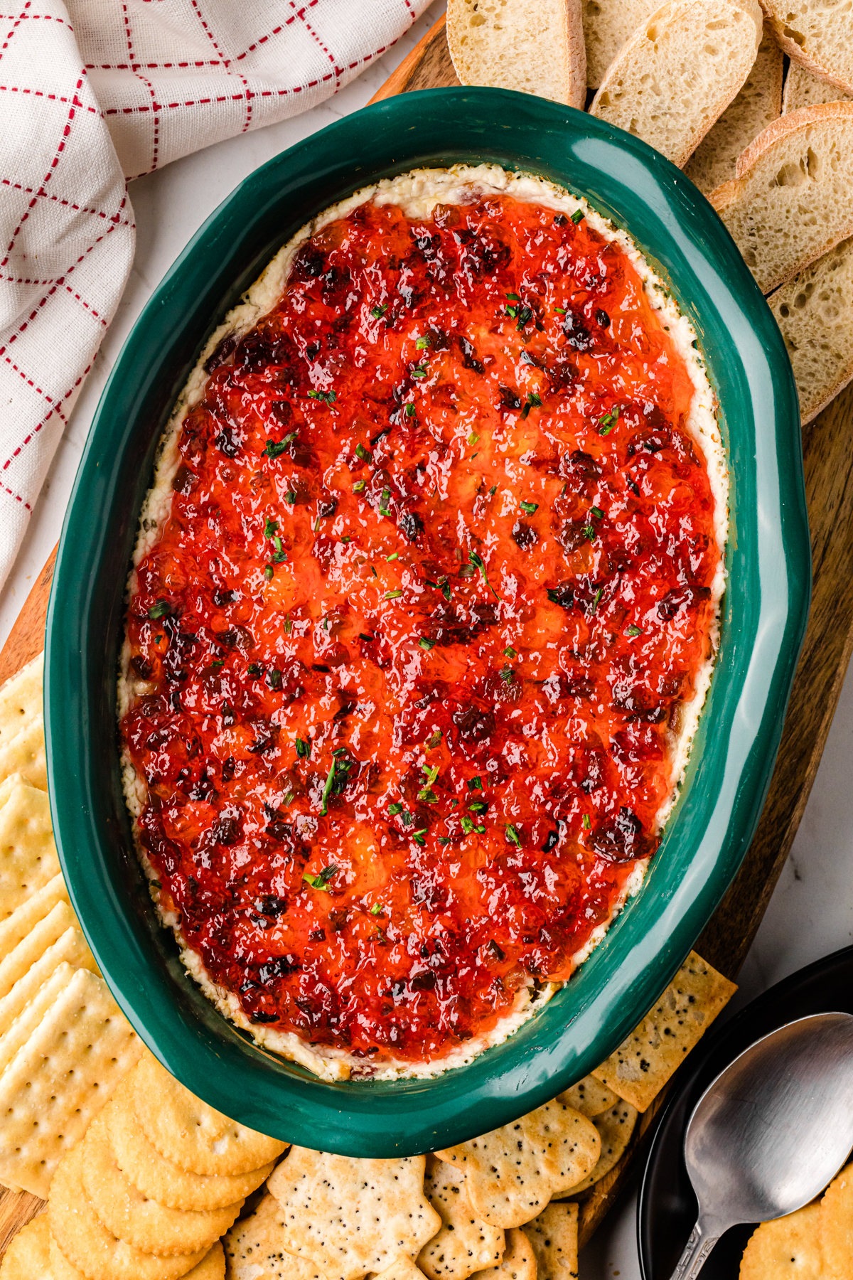 Pepper Jelly Cheese Dip With Bacon