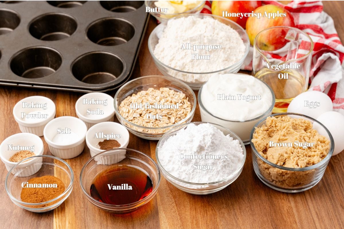 Honeycrisp Apple Muffins With Maple Glaze