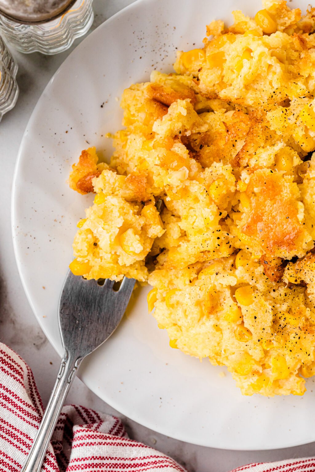 Classic Cornbread Pudding With Cheese