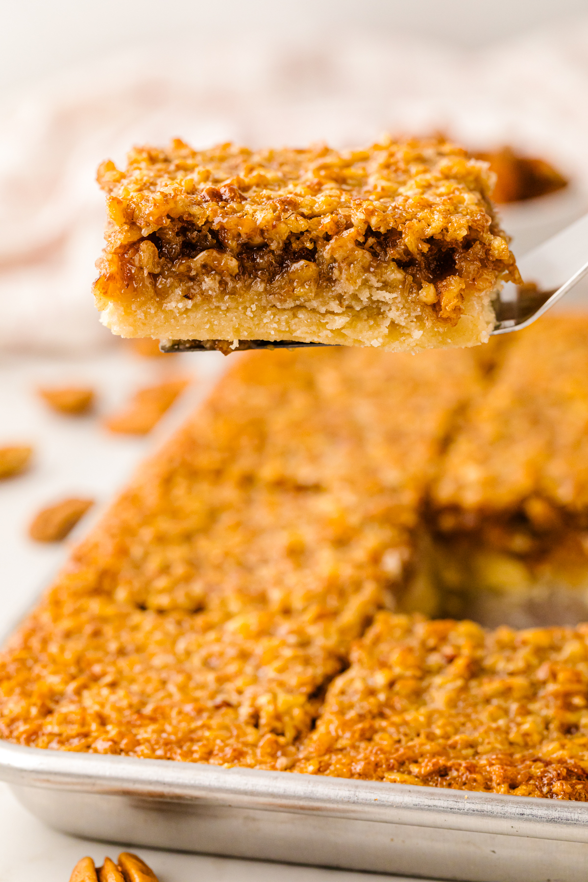Southern Style Pecan Pie Bars Recipe