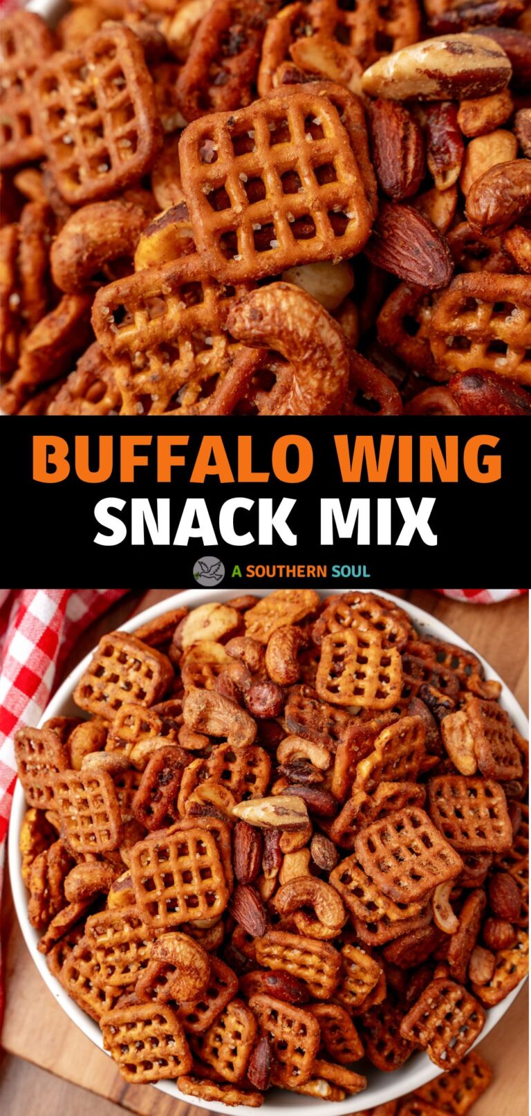 Easy Buffalo Wing Snack Mix Recipe
