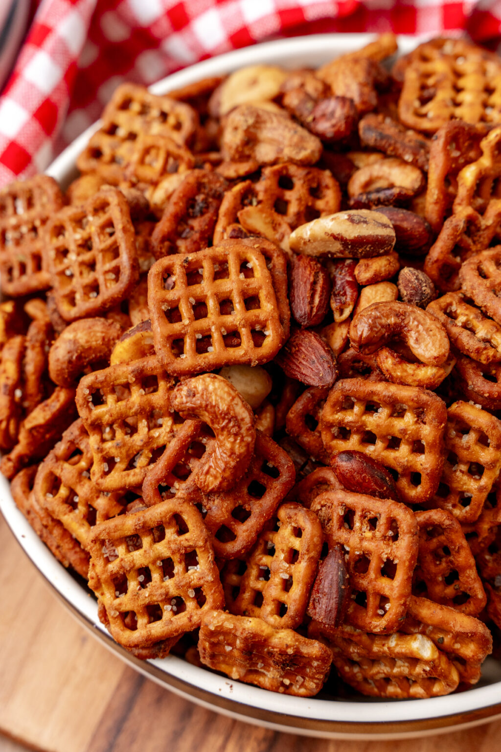 Easy Buffalo Wing Snack Mix Recipe