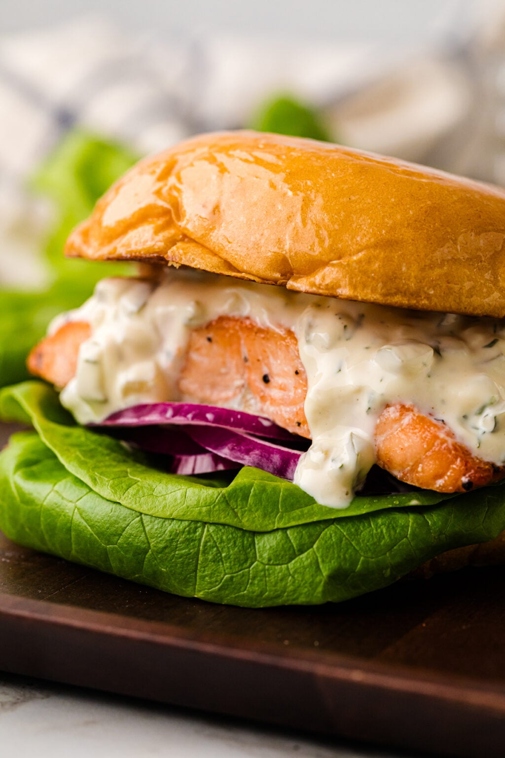Salmon Sandwhich: Fresh And Easy