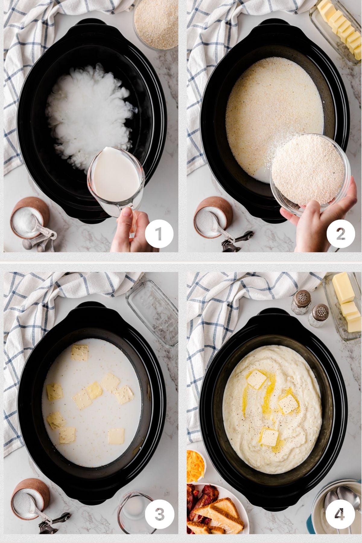 Creamy Crock Pot Southern Style Grits Recipe