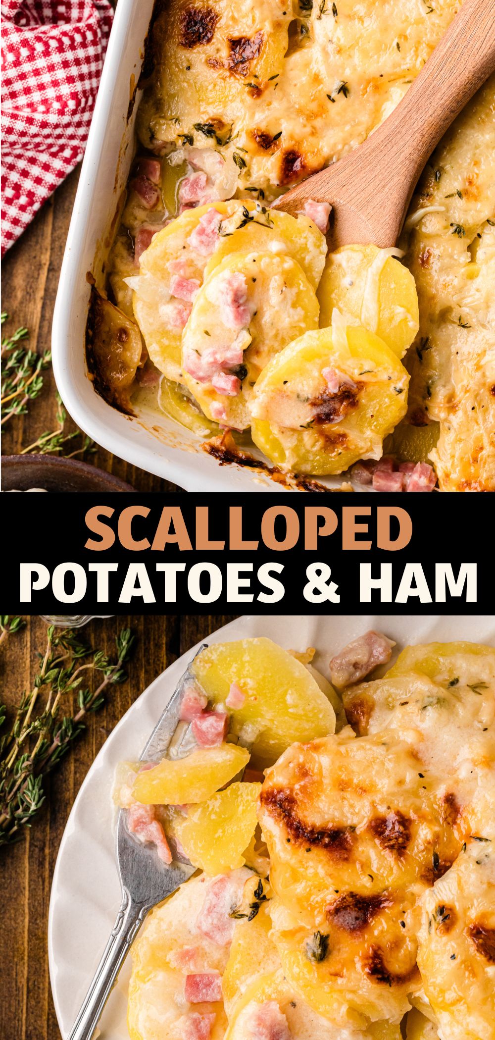 Creamy Scalloped Potatoes and Ham Recipe