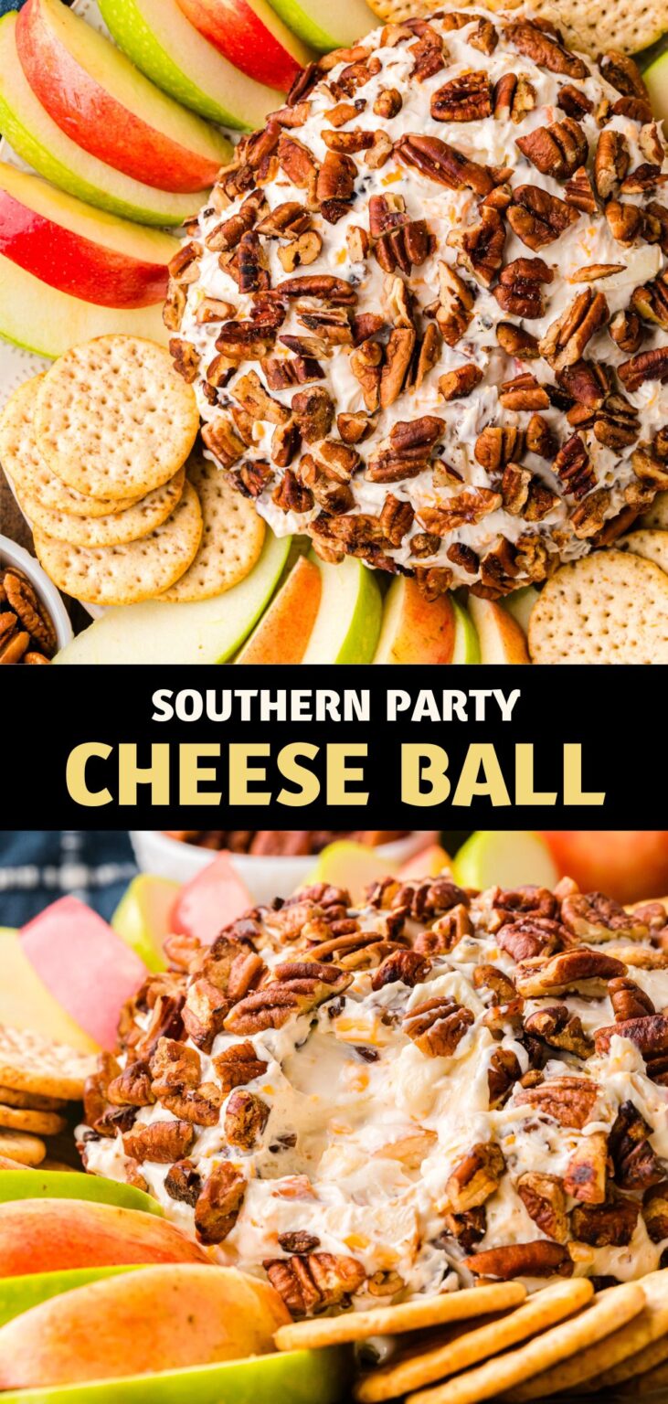 Classic Party Cheese Ball Recipe (Easy Appetizer)