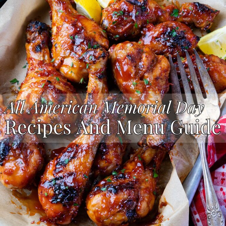 All-American Memorial Day Recipes And Menu Ideas