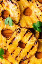 Caramelized Grilled Pineapple with Brown Sugar Glaze