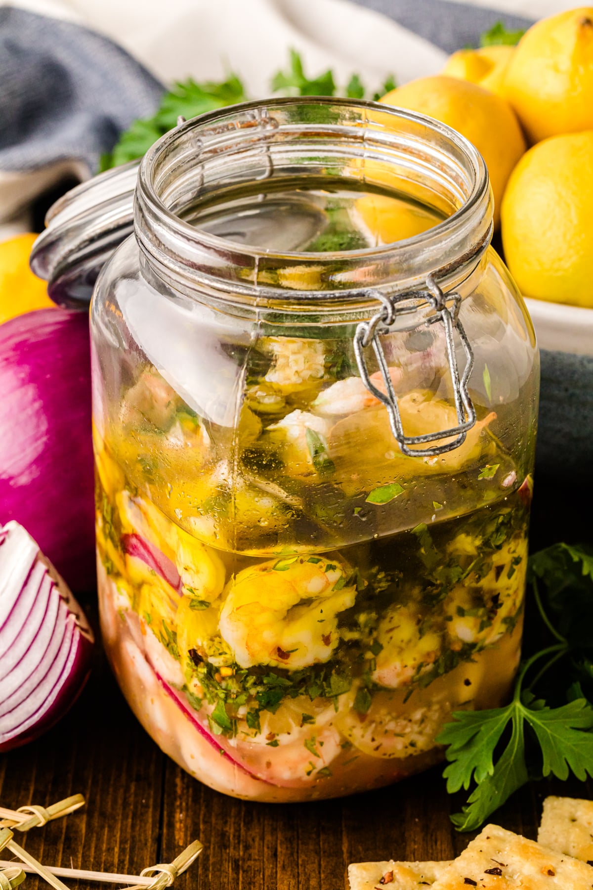 Southern Pickled Shrimp Recipe (Make Ahead)