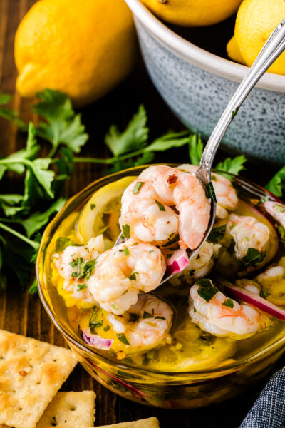 Southern Pickled Shrimp Recipe (Make Ahead)