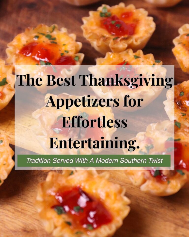Easy Appetizer Recipes - A Southern Soul