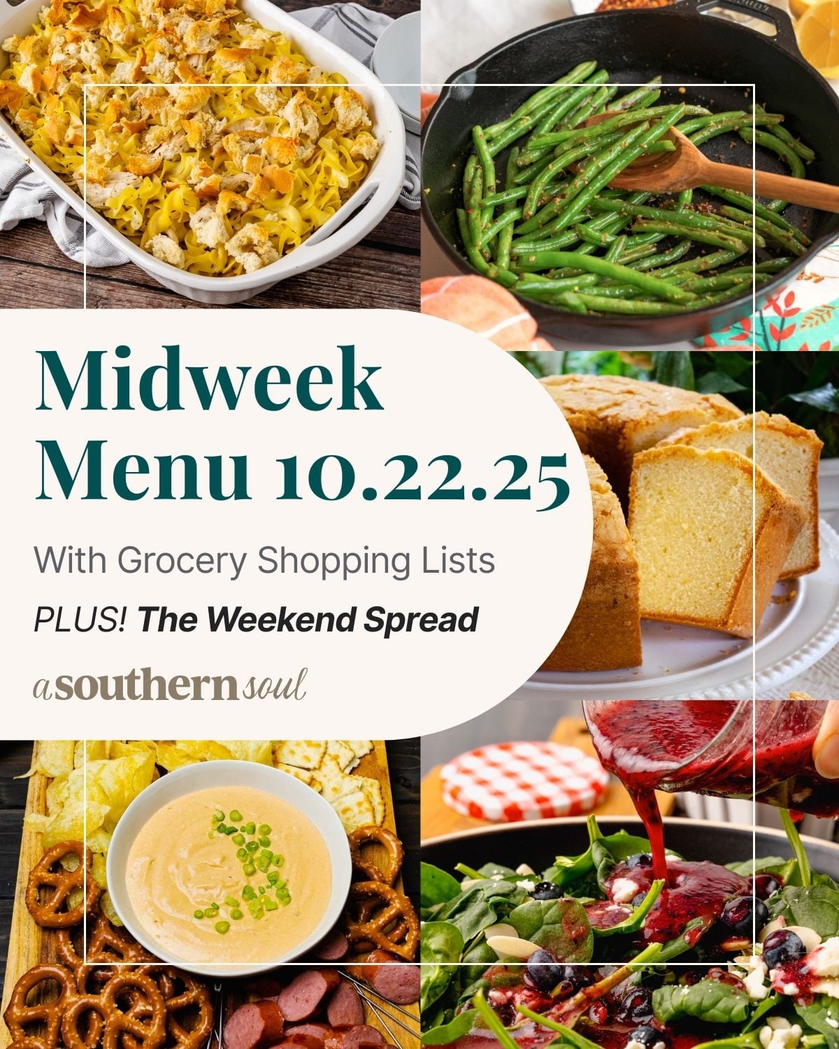 Midweek Menu Meal Plan 10.22.25
