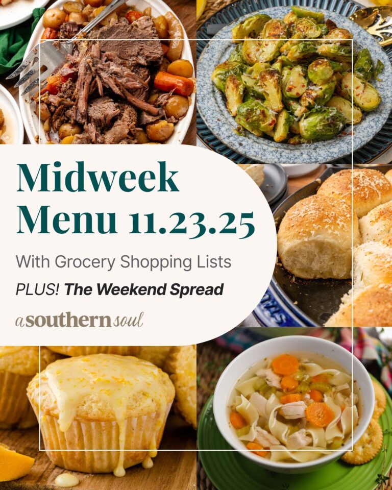 Midweek Menu Meal Plan: 12.17.25