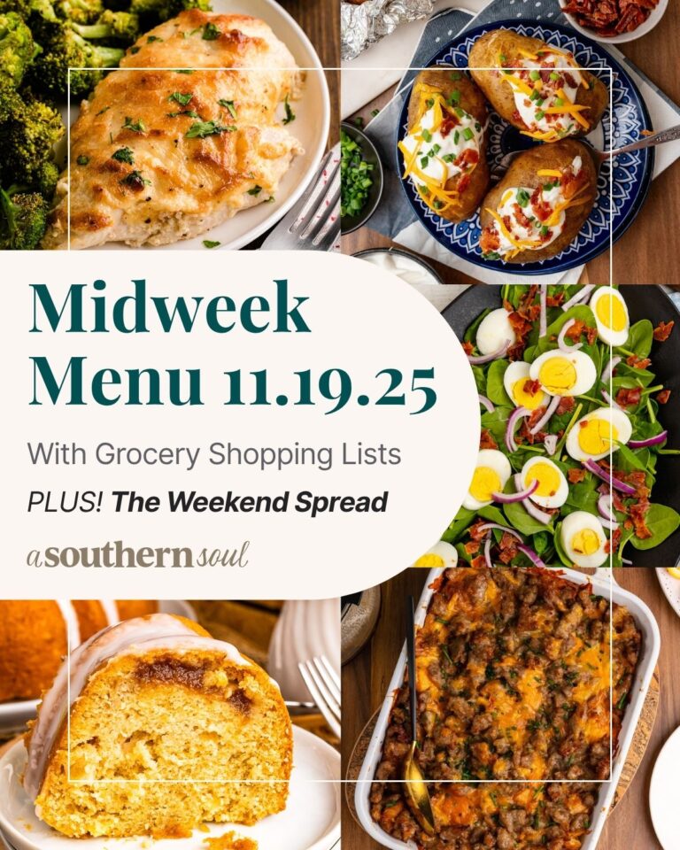 Midweek Menu Meal Plan: 11.19.25