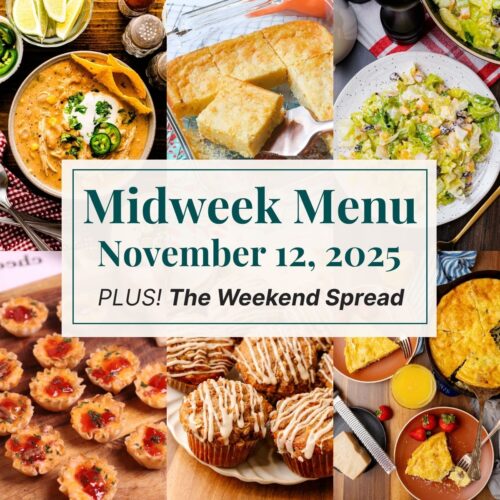 Midweek Menu Meal Plan: 11.12.25