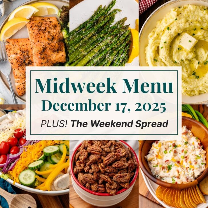 Midweek Menu Meal Plan: 12.17.25
