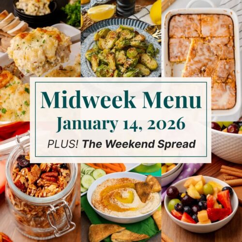 Midweek Menu Meal Plan: 1.14.26