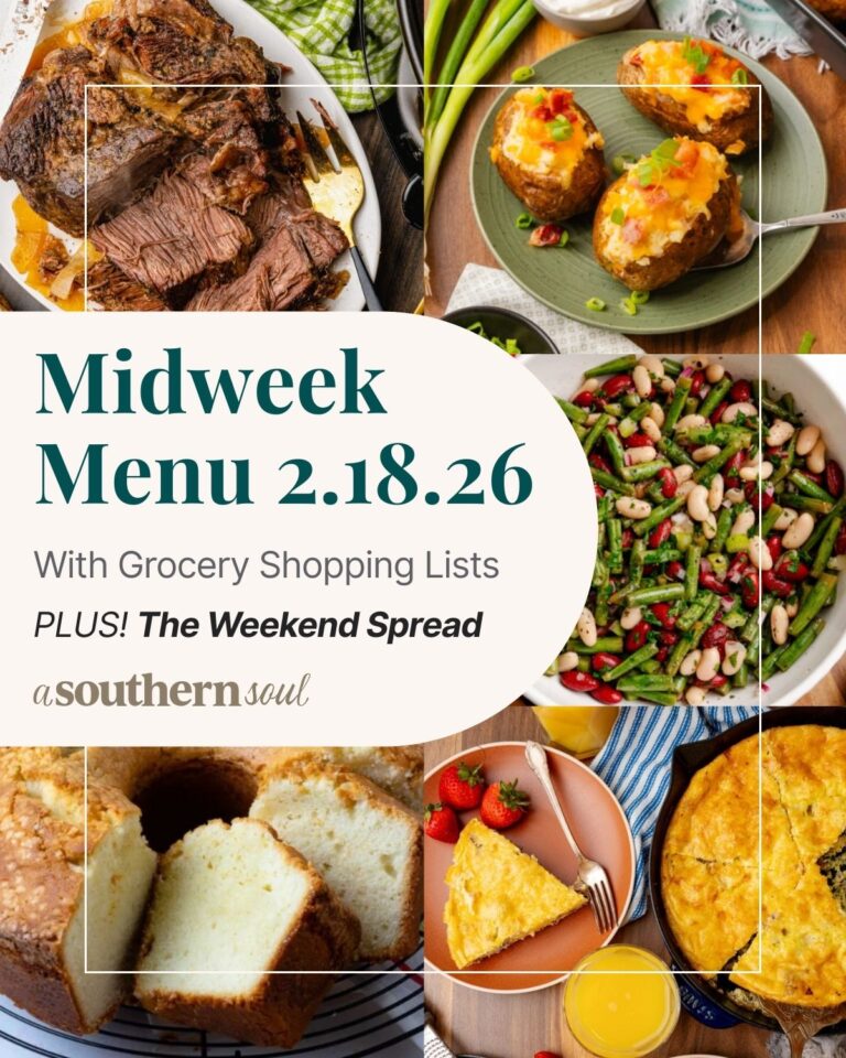 Midweek Menu Meal Plan: 2.18.26