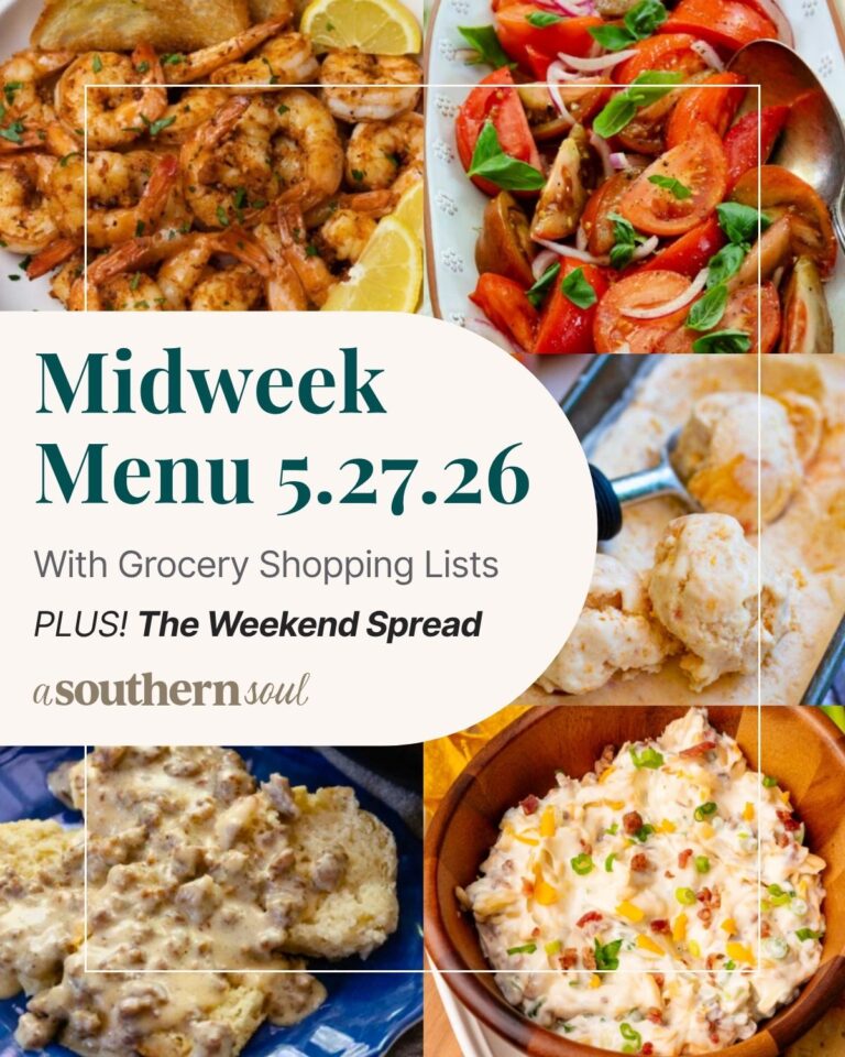 Midweek Menu Meal Plan: 5.27.26