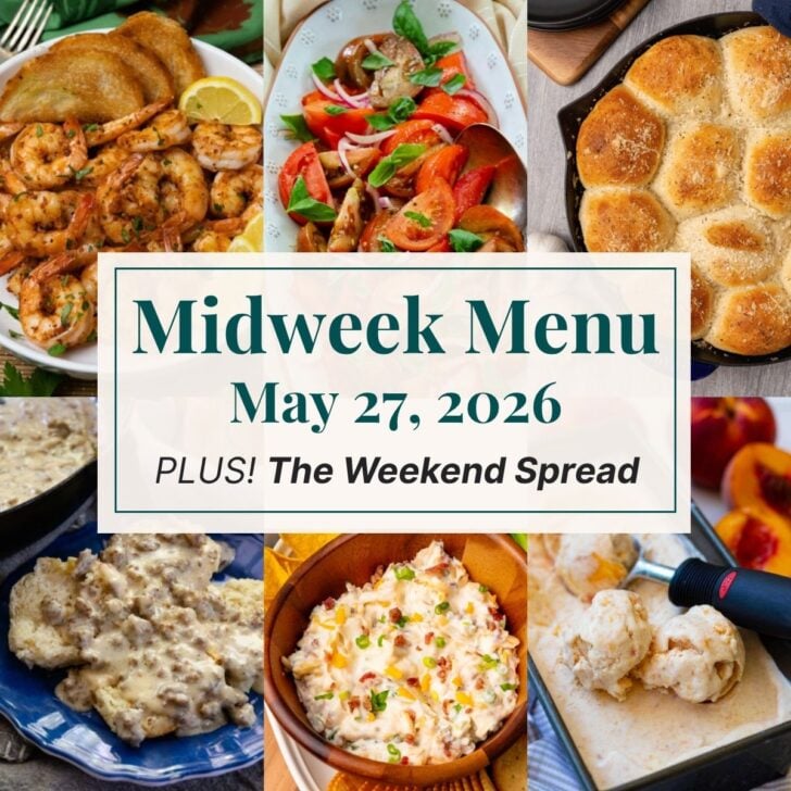 Midweek Menu Meal Plan: 5.27.26
