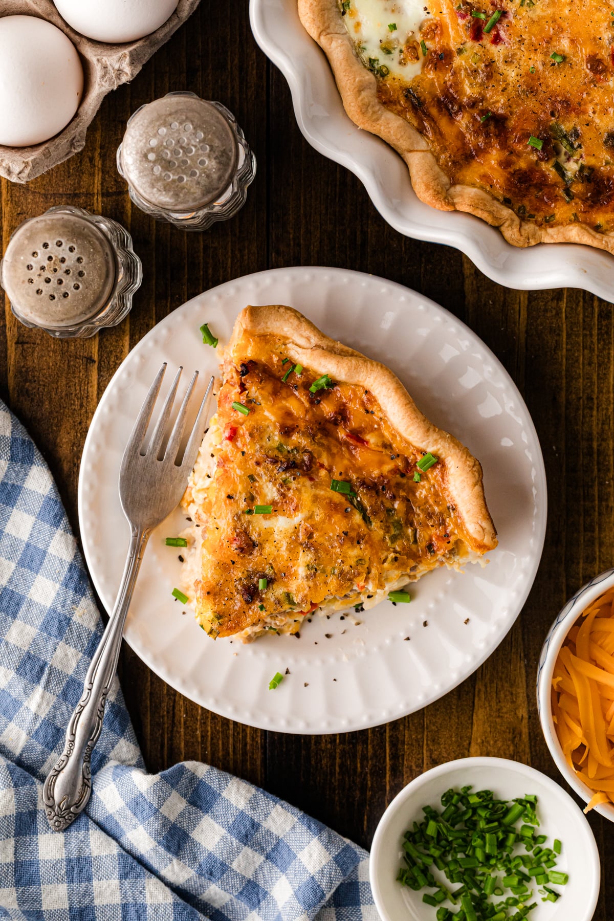 Southern Pimento Cheese Sausage Quiche
